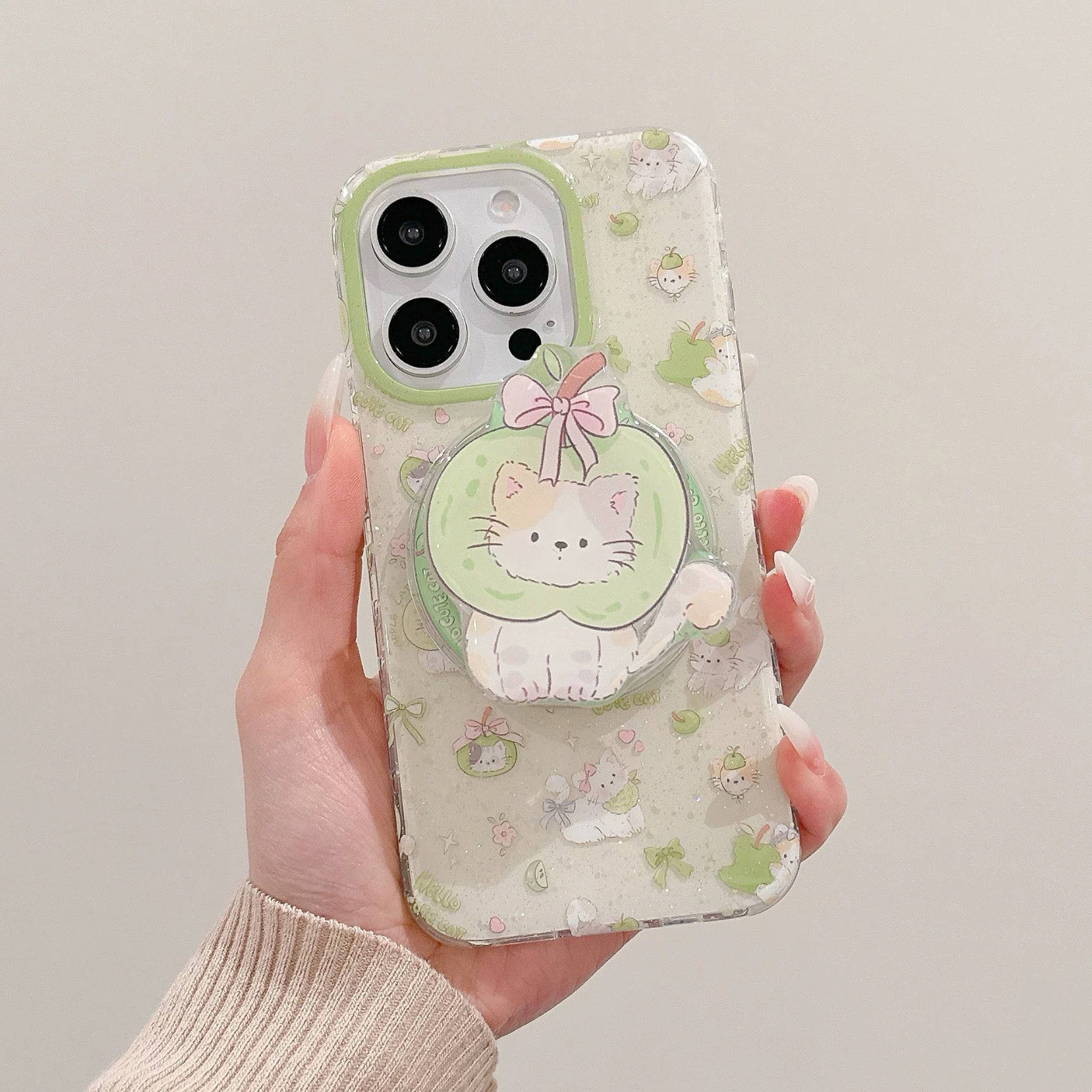 Cute Cat Magsafe iPhone Case with Grip – Shinity showCase